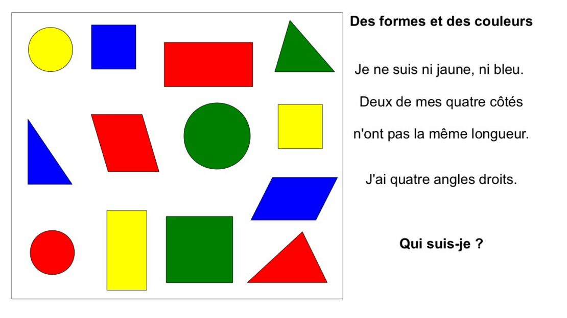 Des formes et des couleurs – Enigmathic